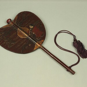 Gunbai Samurai Military Leader's Fan Edo Period Hand Fan Gold ...