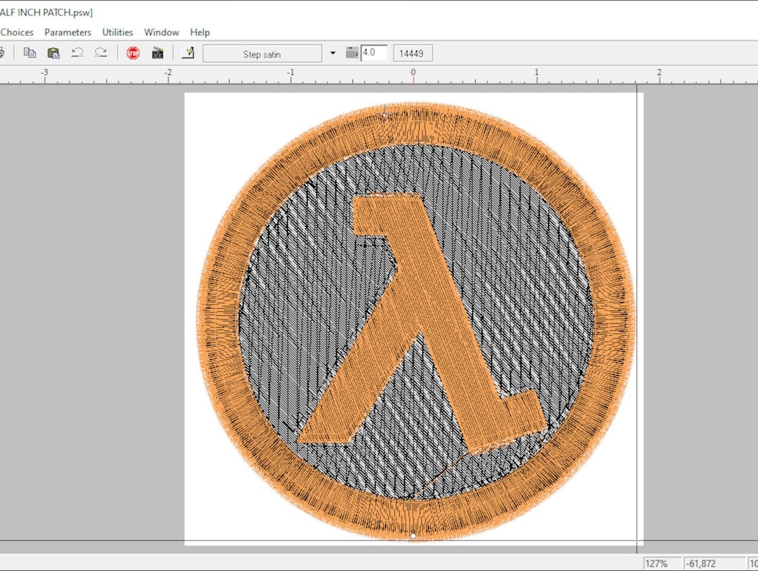 Lambda Patch Embroidery Design | DIGITAL FILE - Etsy