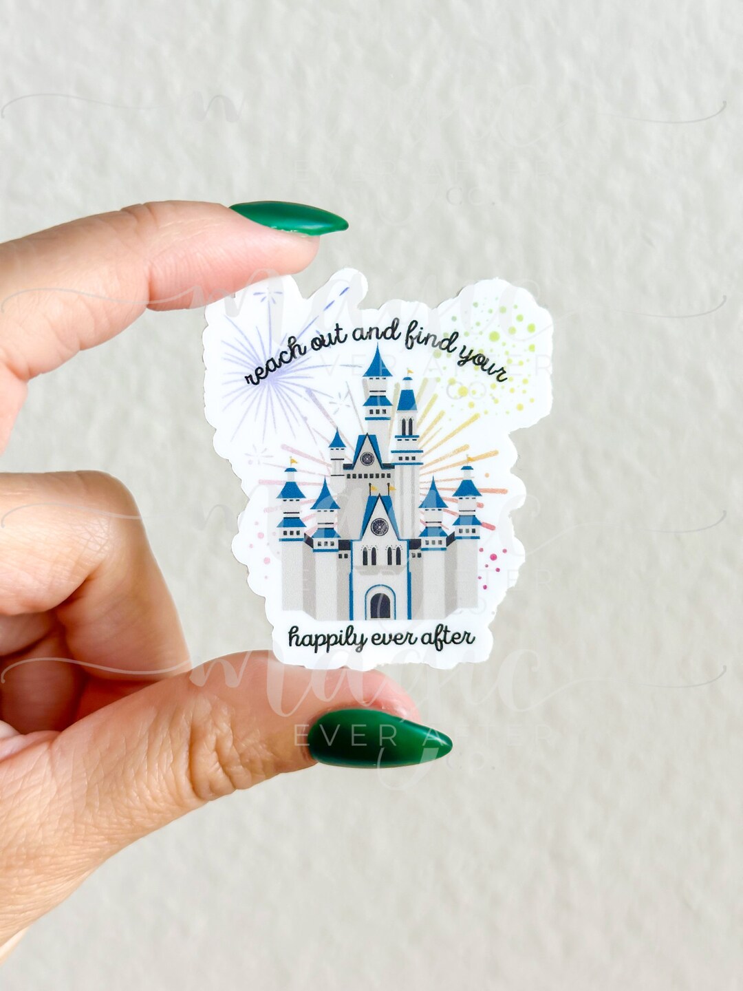 HEA Sticker | Happily Ever After Sticker | Fireworks Castle | Fireworks ...