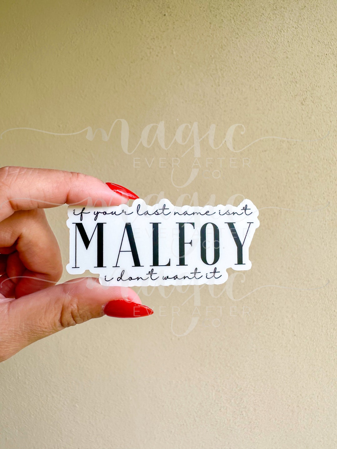 Draco Sticker, Malfoy Sticker - Etsy