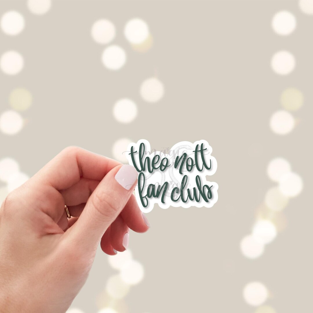 Theo Sticker | in My Theo Era | Theo Fan Club Sticker - Etsy