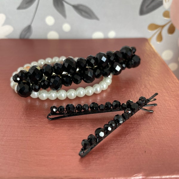 Beaded Hair Pins - Etsy