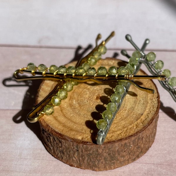 Beaded Hair Pins - Etsy