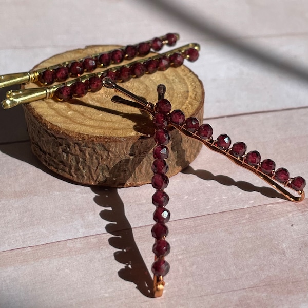 Beaded Hair Pins - Etsy
