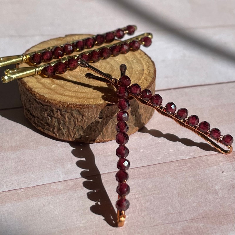 Beaded Hair Pins - Etsy