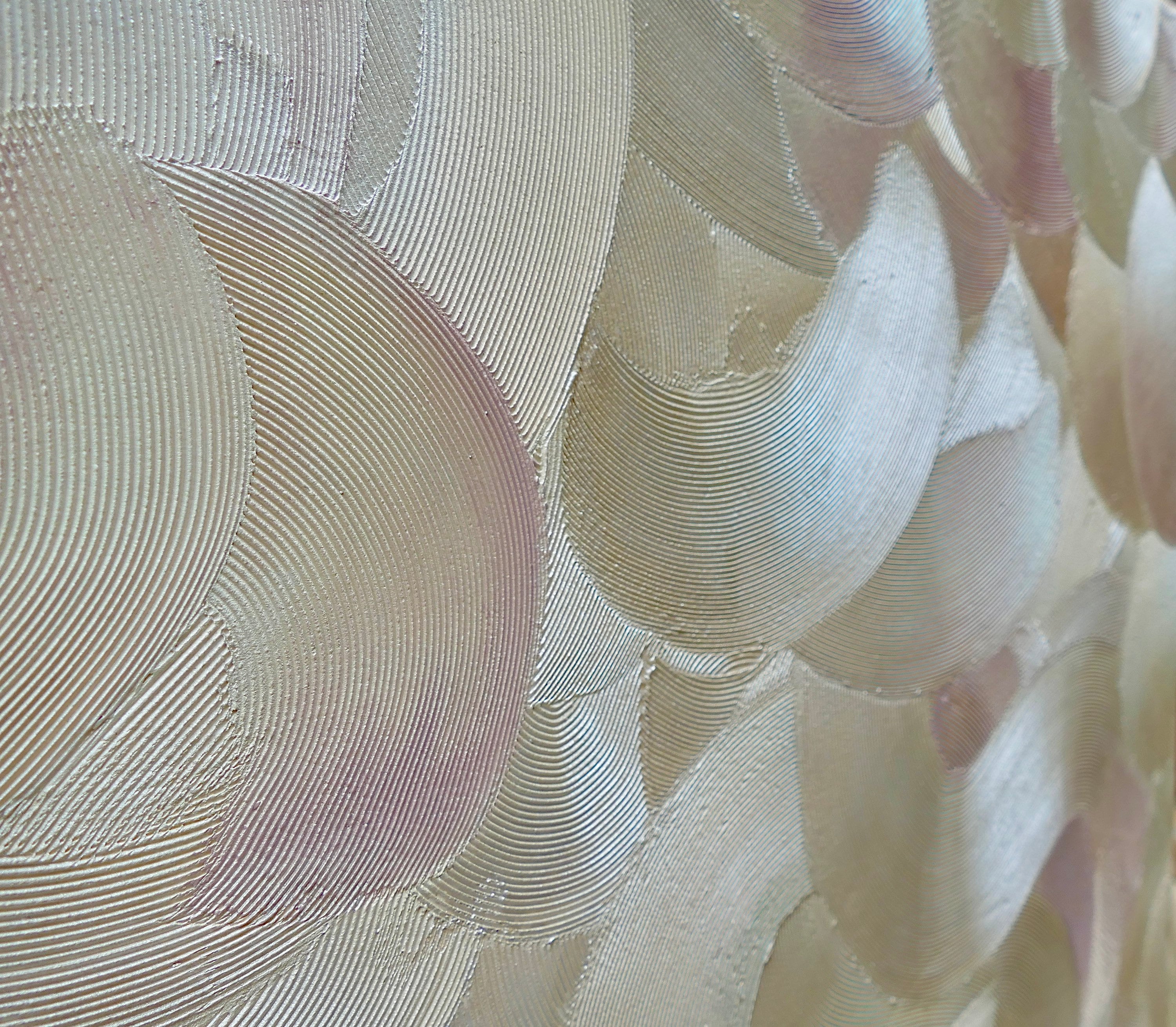 Large Pearl White Iridescent Textured Abstract Painting - Etsy