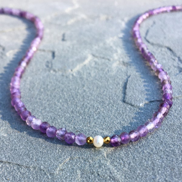 Amethyst Choker - Etsy