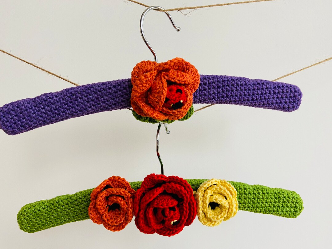 CHILDREN Clothes Hangers Ladybug Flowers Child Room Decor - Etsy