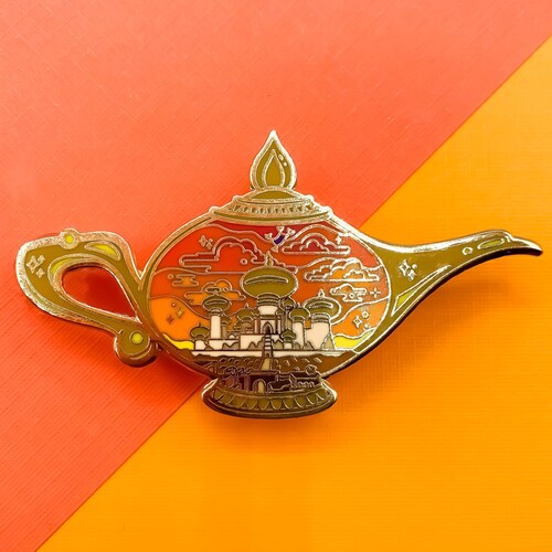 Aladdin Hard Enamel Pin Enamel Pin Detailed Princess - Etsy
