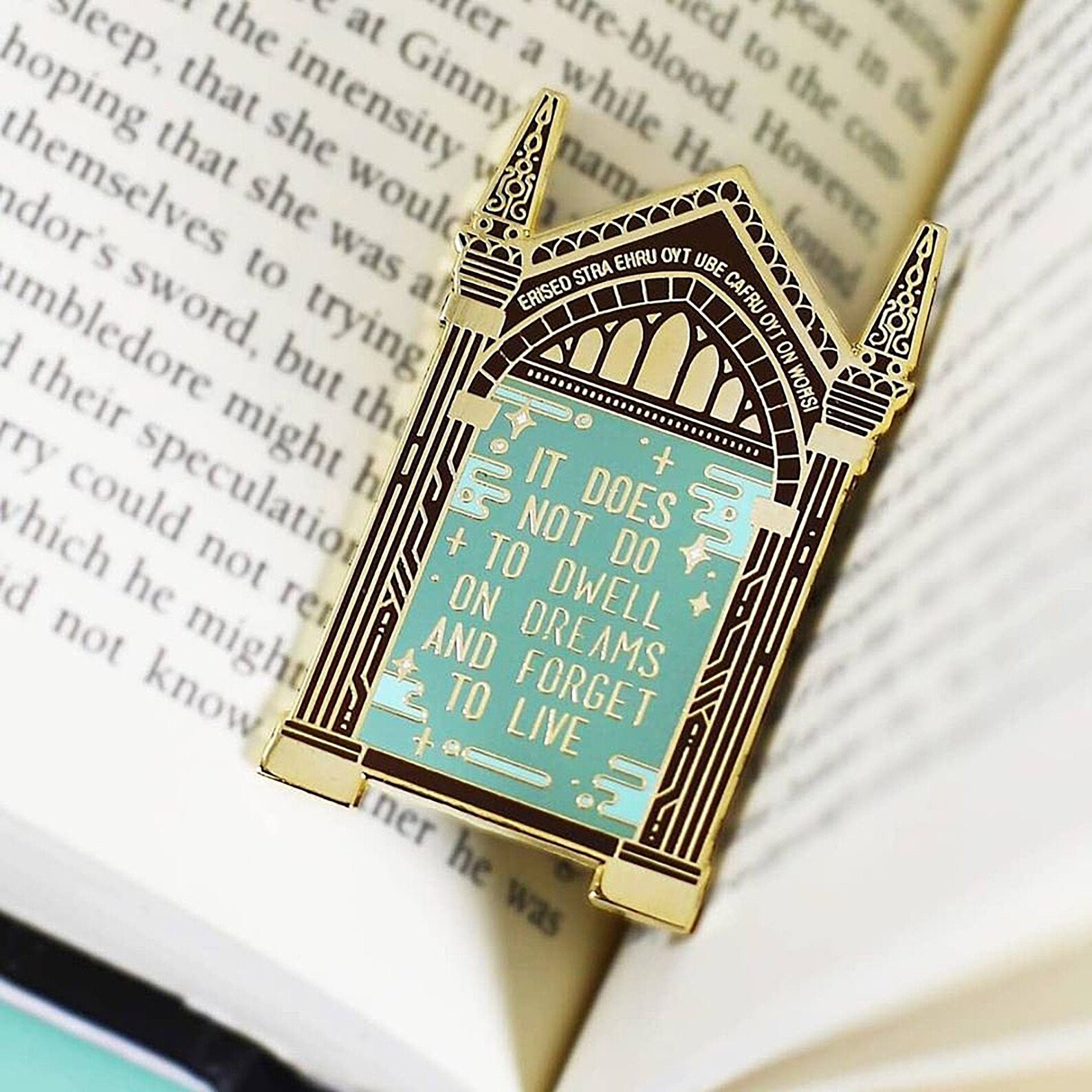 Magic Mirror Hard Enamel Pin Enamel Pin Wizard | Etsy