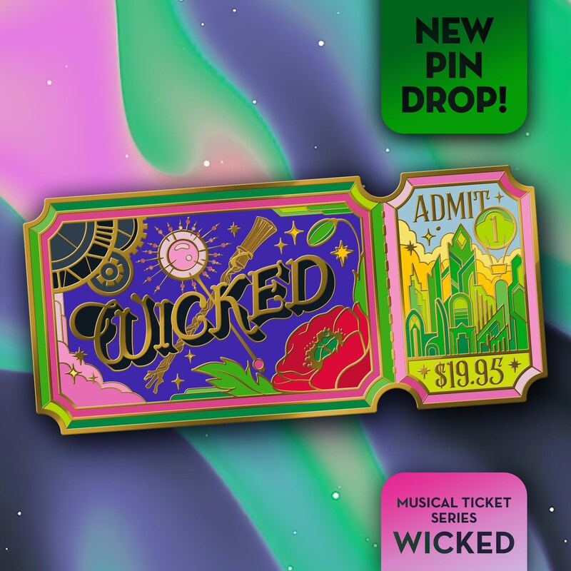 Golden Ticket Pin - Etsy