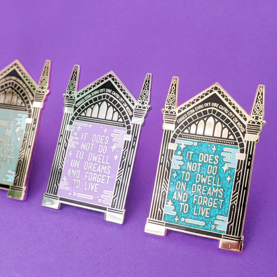 Magic Mirror Hard Enamel Pin Enamel Pin Wizard | Etsy