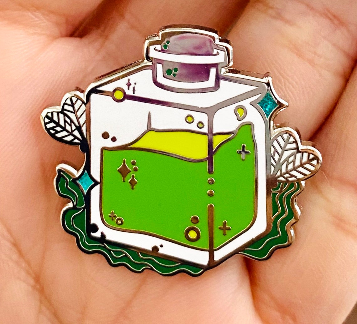 Transformation Potion Hard Enamel Pin Enamel Pin Wizard | Etsy