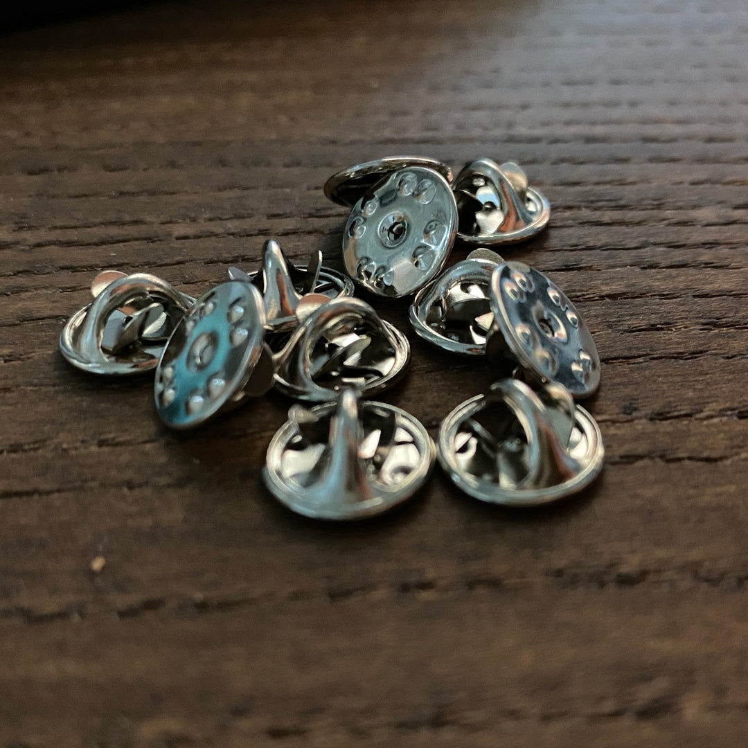 Silver Butterfly Clip Backings - Etsy