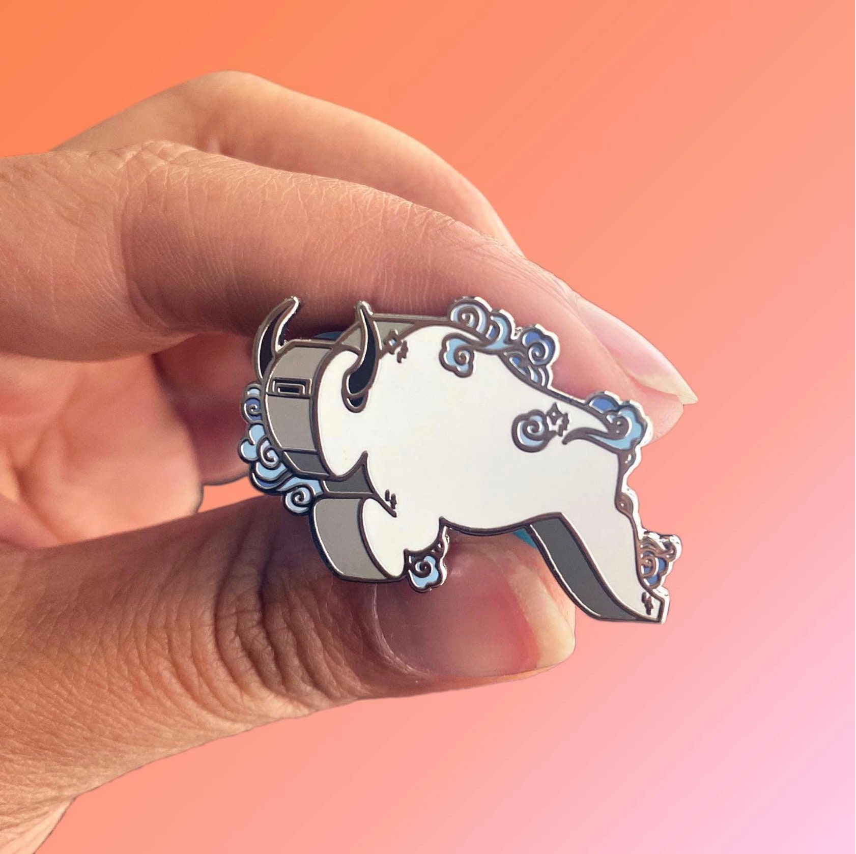 Flying Bison Whistle Hard Enamel Pin Enamel Pin - Etsy