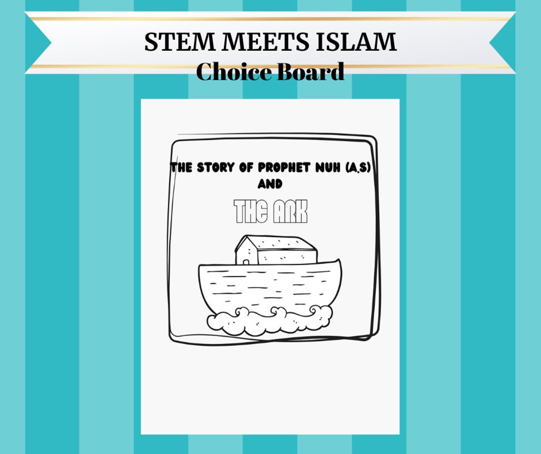 Choice Board Where Stream and Stem Meet Islam - Etsy