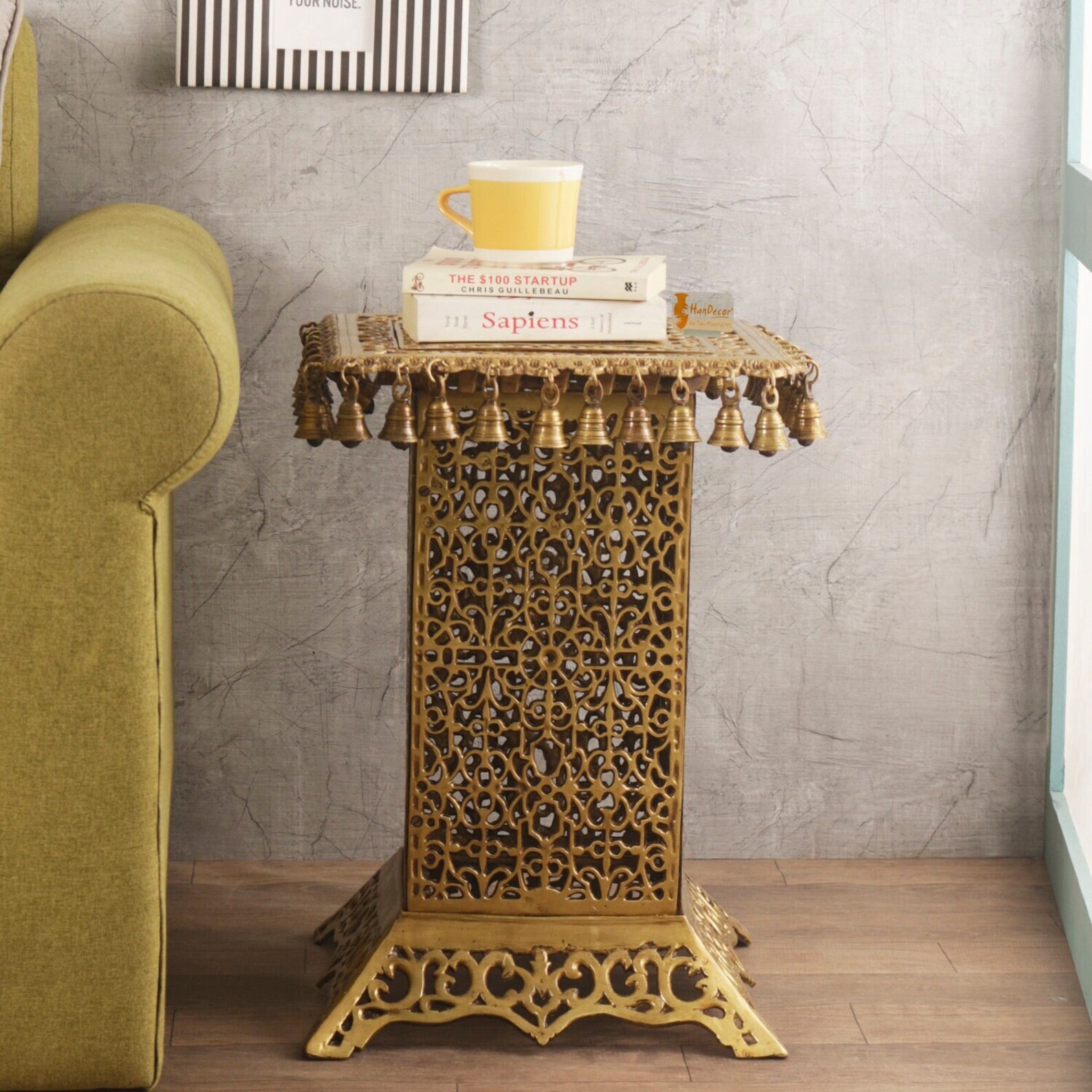 Brass Decorative Table Ethnic Design Brass Decorative Corner - Etsy