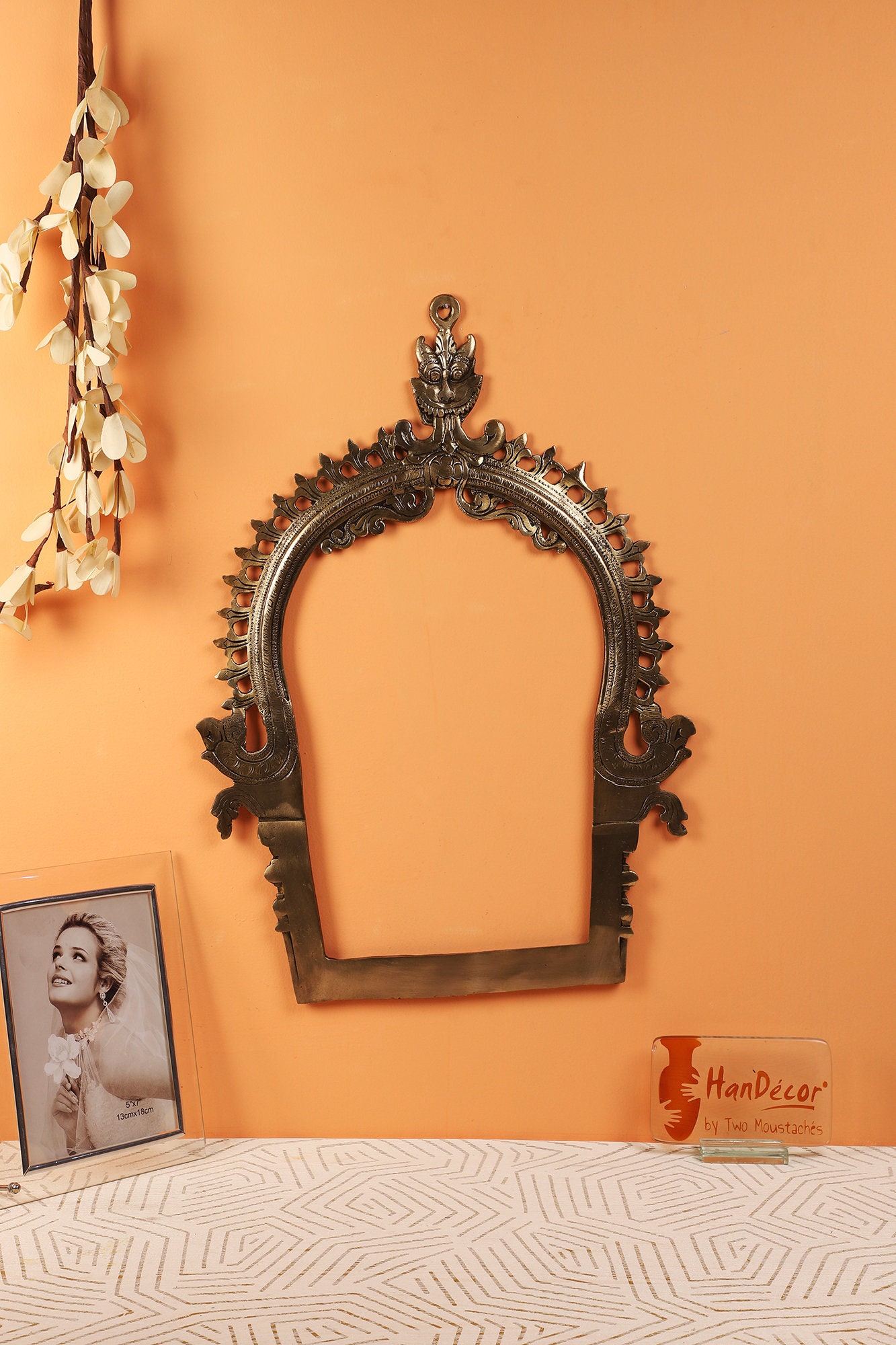 Yali Design Temple Prabhavali Brass Wall Hanging Indian Decor | Etsy