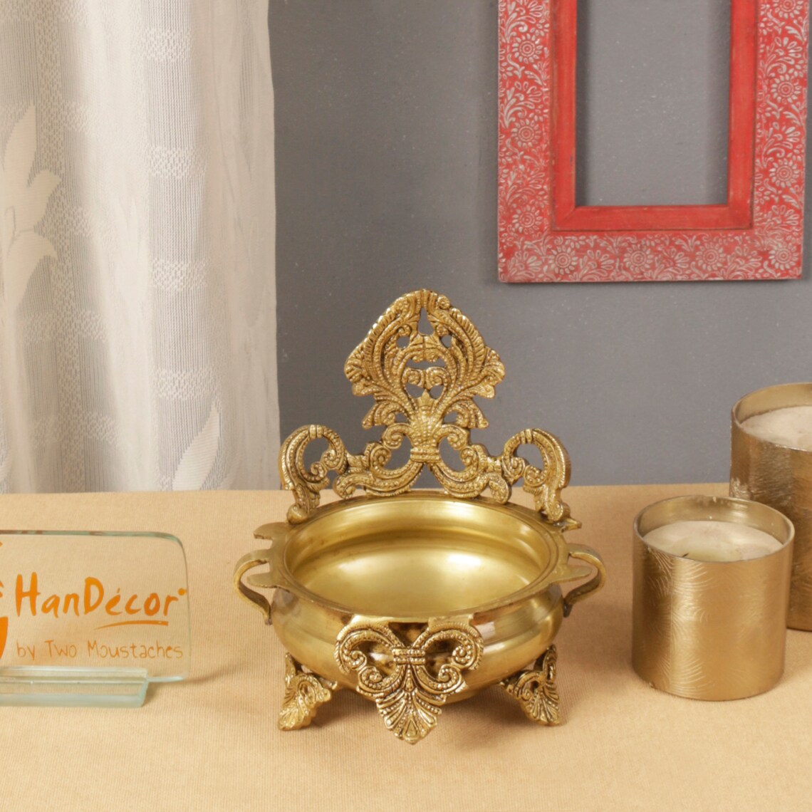 Ethnic Carved Brass 7 Inches Urli Decor Bowl Decorative Urli - Etsy