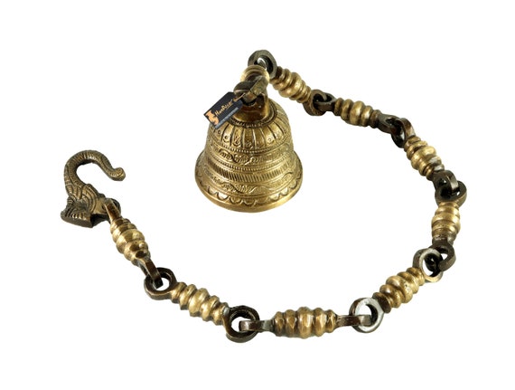 Brass Temple Hanging Bell Brass Bells for Temple Indian Home - Etsy