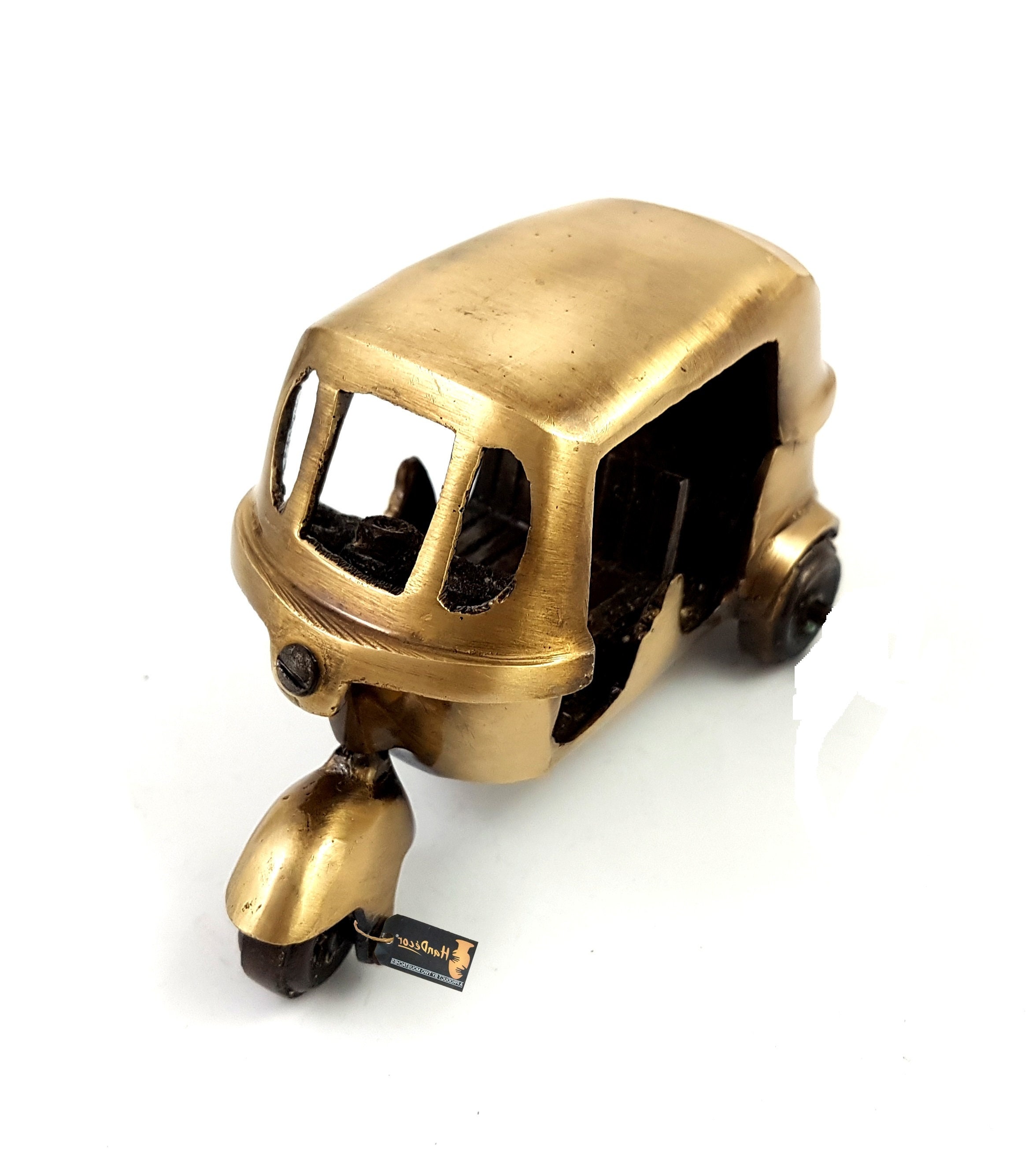 Vintage Auto Rickshaw Miniature Brass Decor Showpiece - Etsy