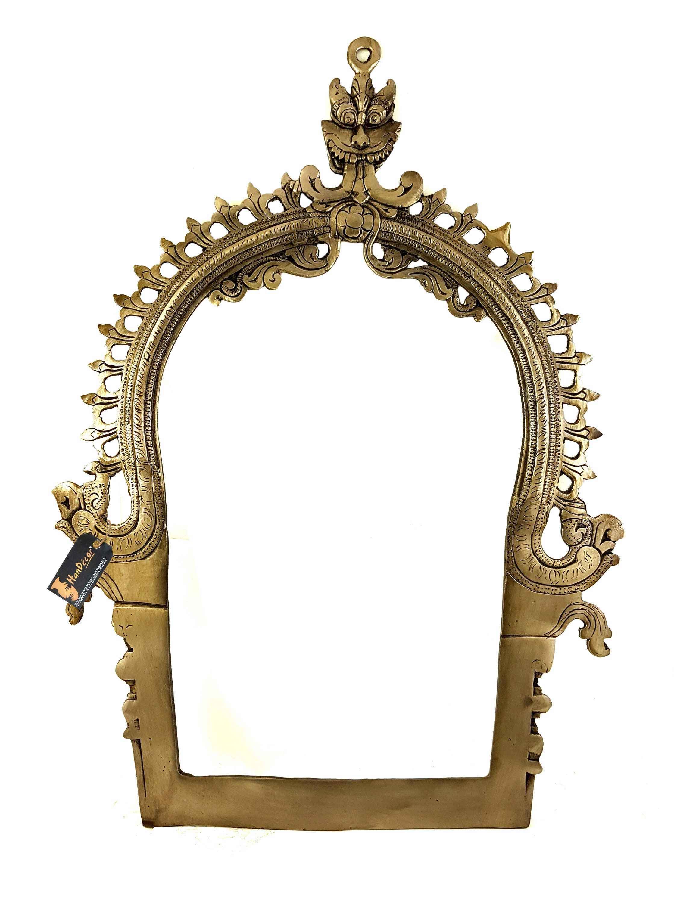 Yali Design Temple Prabhavali Brass Wall Hanging Indian Decor | Etsy