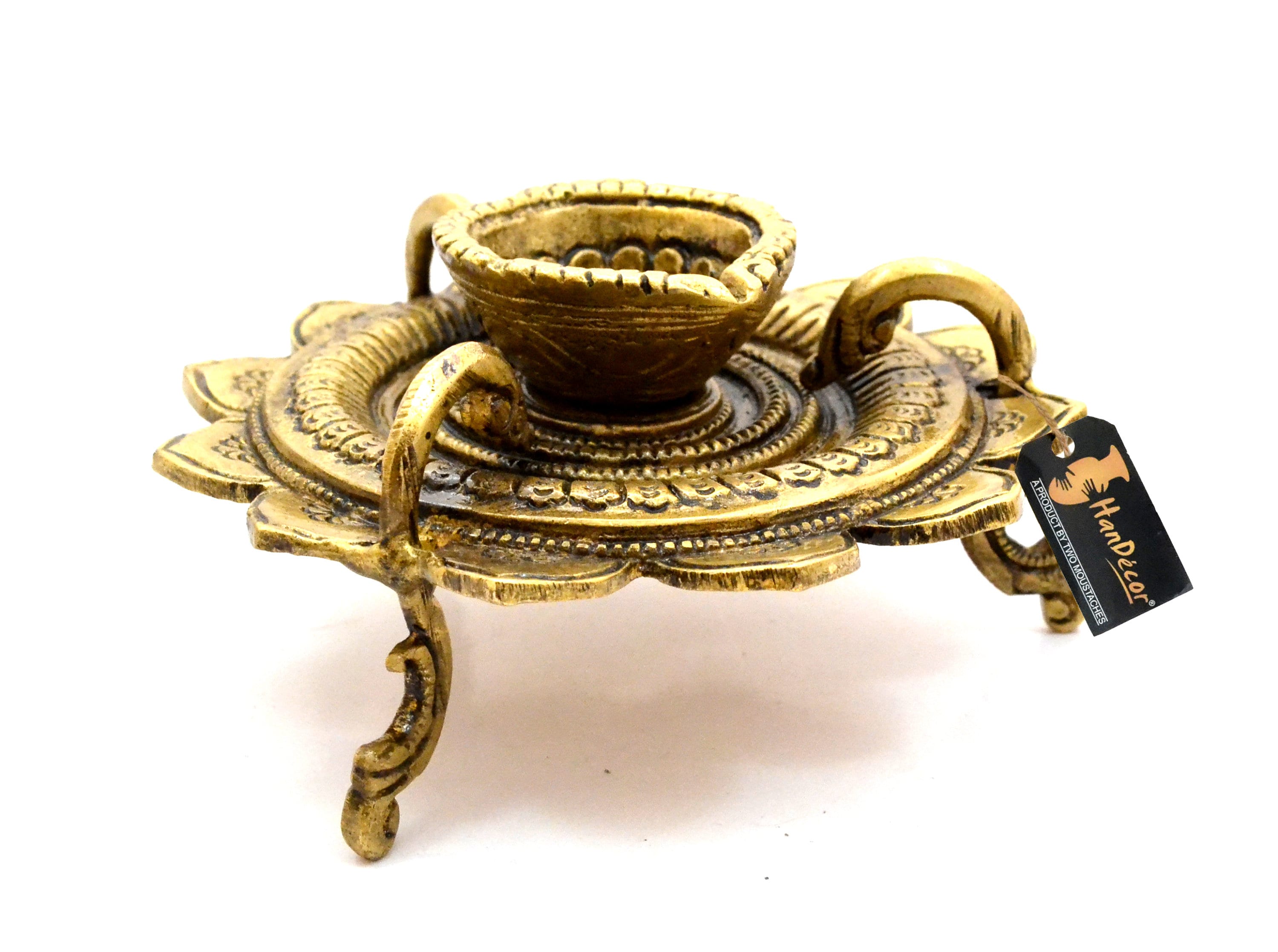 Brass Lotus Shaped Round Diya Indian Decor Diya Pooja Decor - Etsy UK