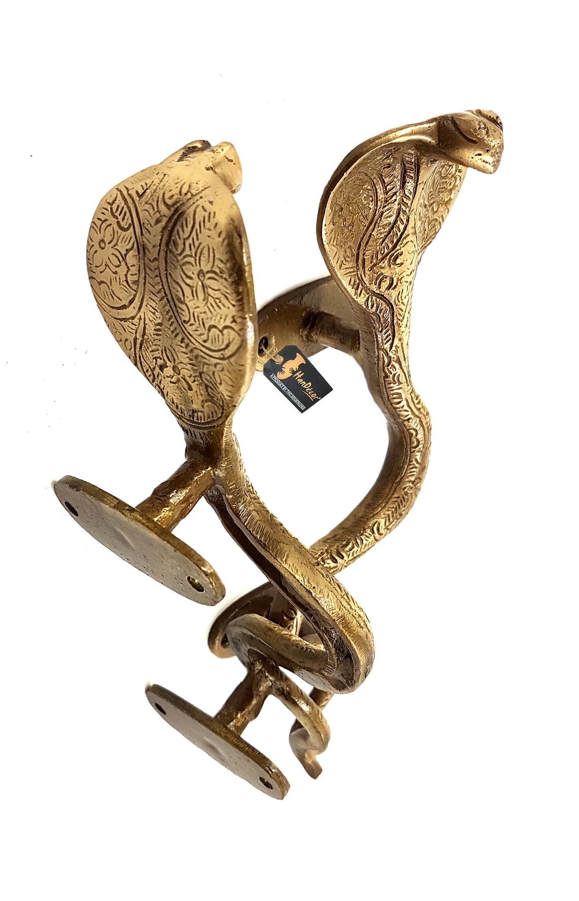 Snake Design Brass Door Handle Pair Brass Main Door Handles - Etsy