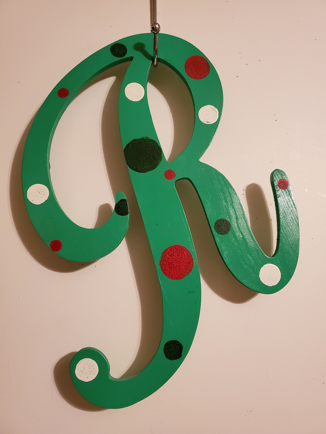 18 Wood Letter Monogram: R, Wooden Letter Home Decor, Wooden Letter ...