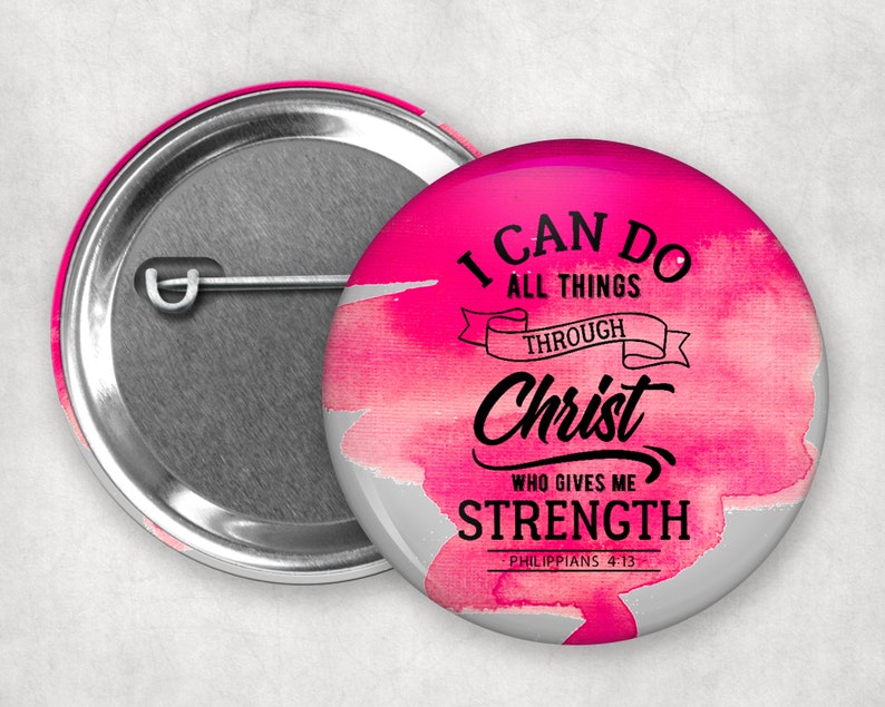 Bible Verse Button - Etsy