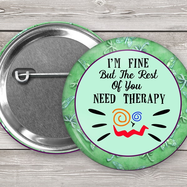 Funny Sayings Button - Etsy