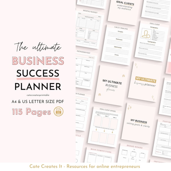 Small Business Planner - Etsy