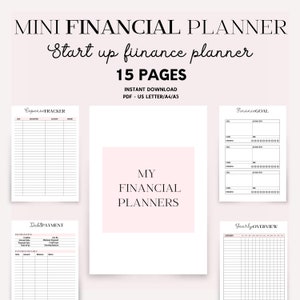 Finance Planner Bundle, Planner, Budget Planner, Finance Planner ...