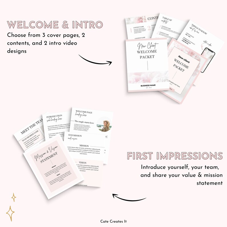 Client Welcome Kit, New Client Welcome Packet, Client Welcome Template ...