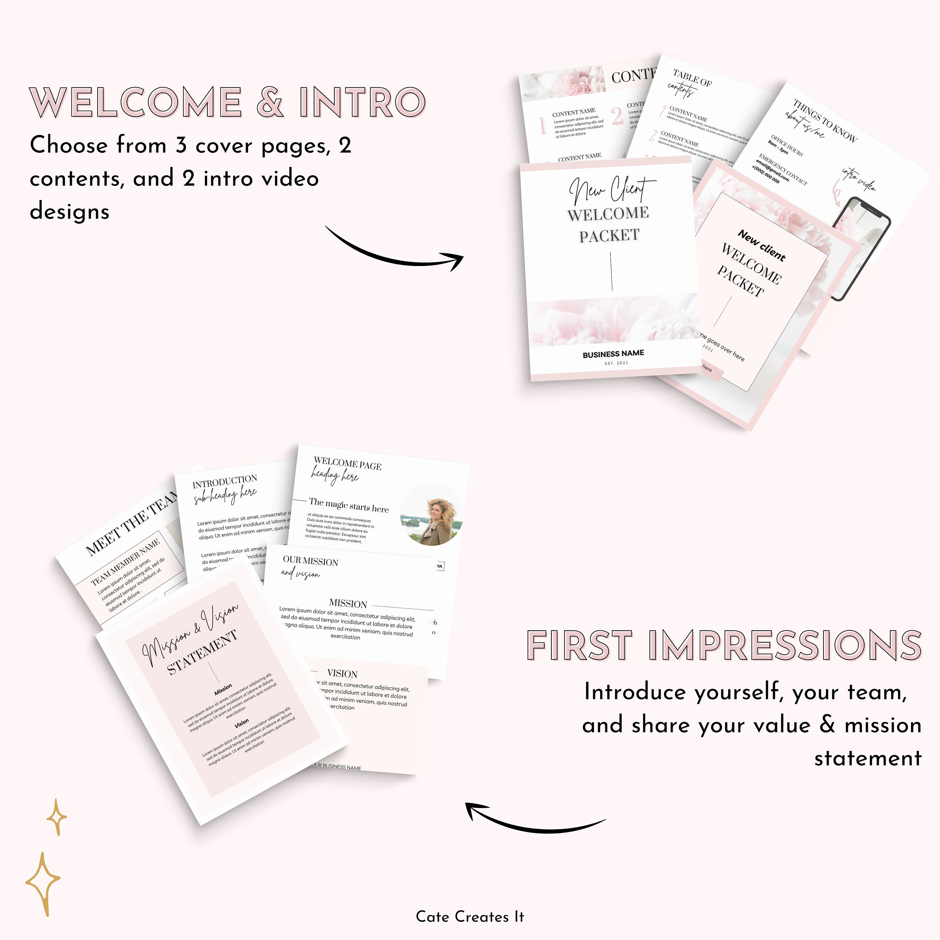Client Welcome Kit New Client Welcome Packet Client Welcome - Etsy