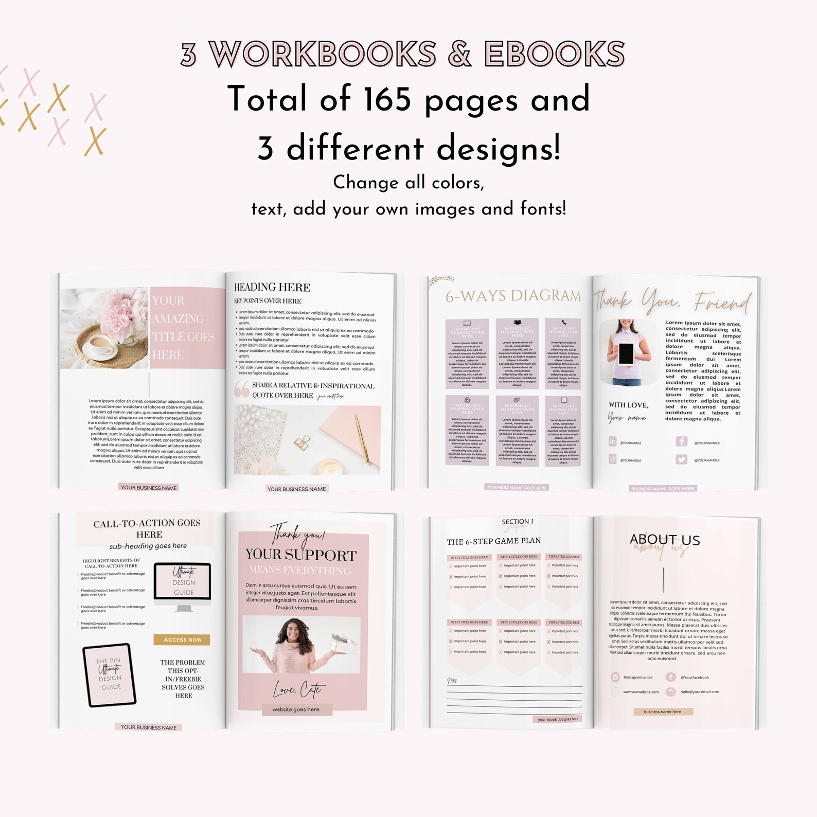 Course Creator Canva Toolkit Canva Template Bundle Ecourse | Etsy