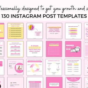 Social Media Bundle Canva, Instagram Post Template Canva, Instagram ...
