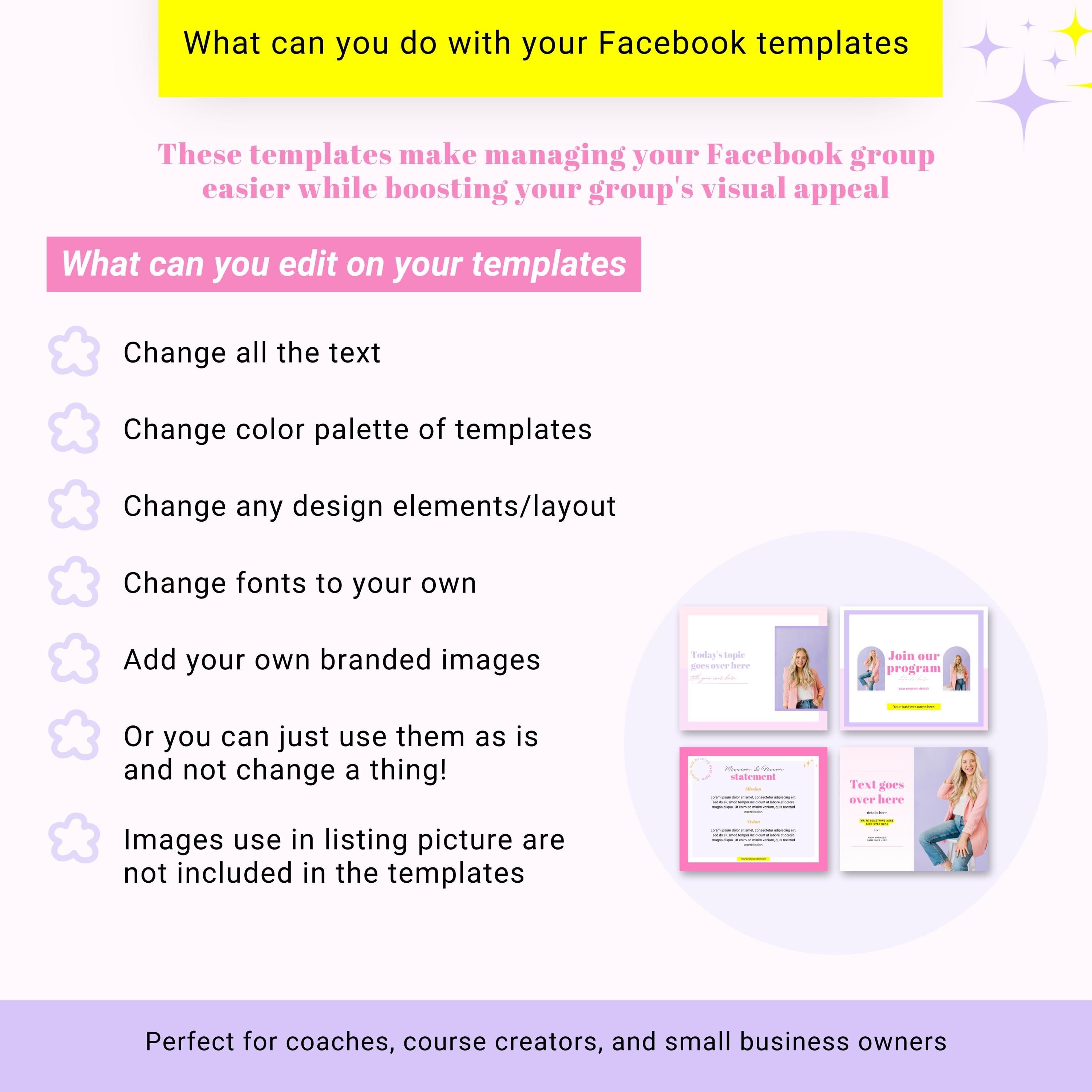 Facebook Templates, Facebook Group Templates, Facebook Posts, Facebook ...