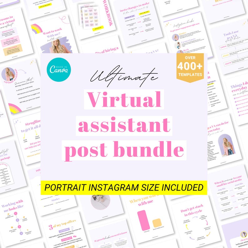 Virtual Assistant Bundle, Virtual Assistant Posts, Virtual Assistant ...