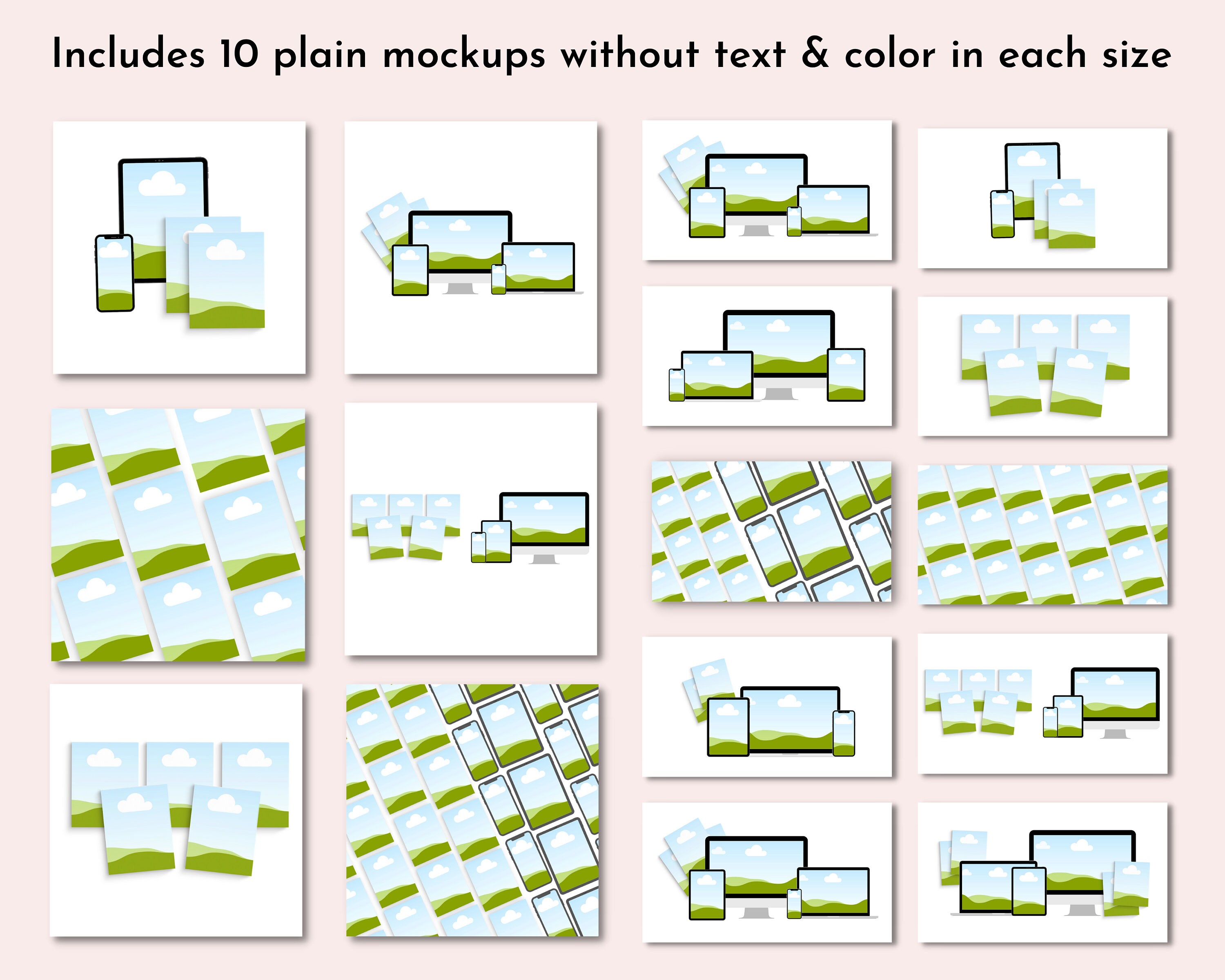 Canva Course Mockup Template, Digital Product Mockup, Course Creator ...