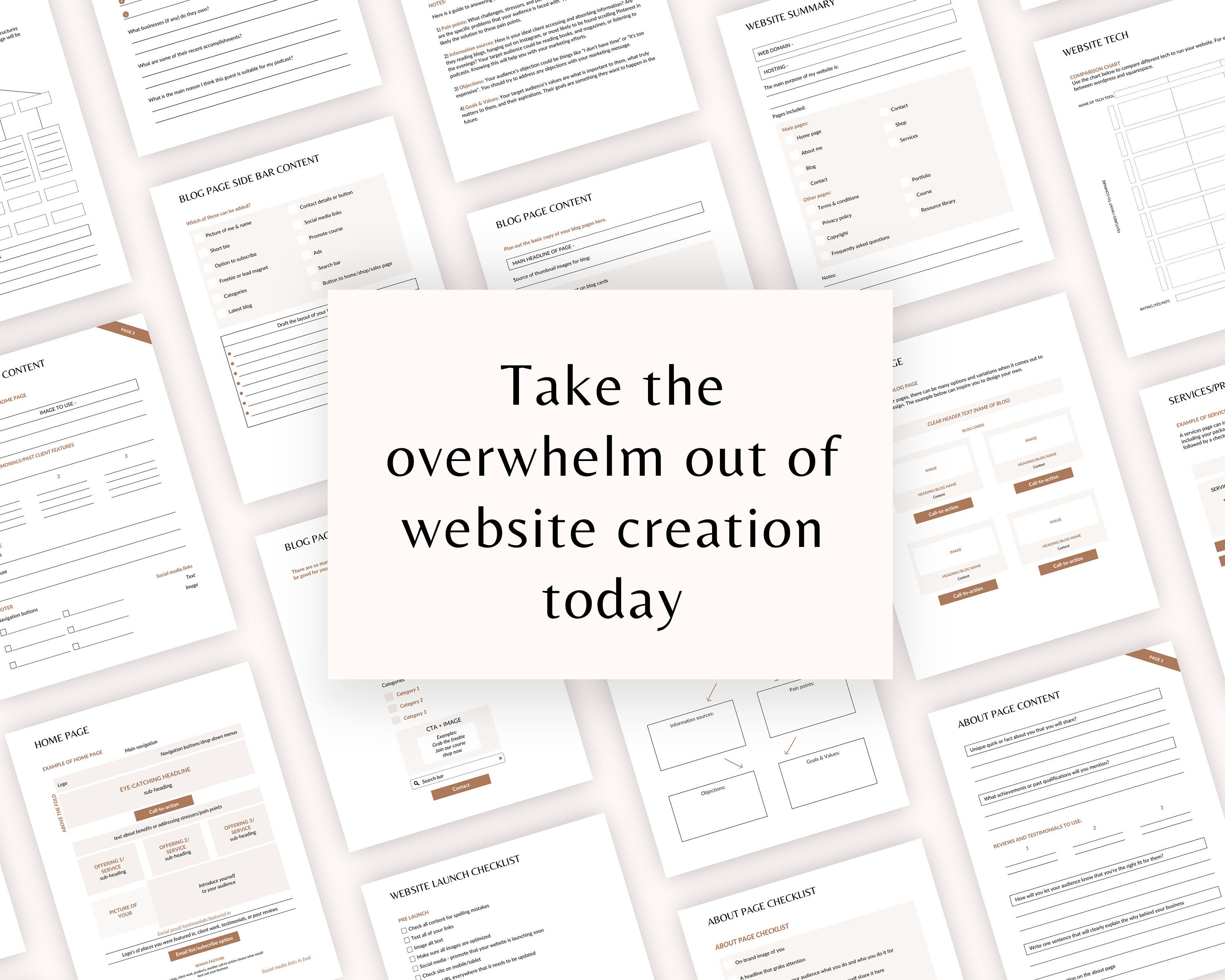 Website Planner Printable Printable Website Planner Website - Etsy UK