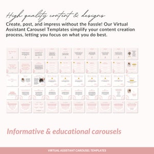 Virtual Assistant Carousel Templates, Virtual Assistant Template ...