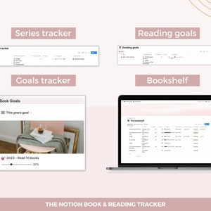 Notion Book Tracker, Notion Reading Tracker, Notion Planner, Notion Template, Notion Reading ...
