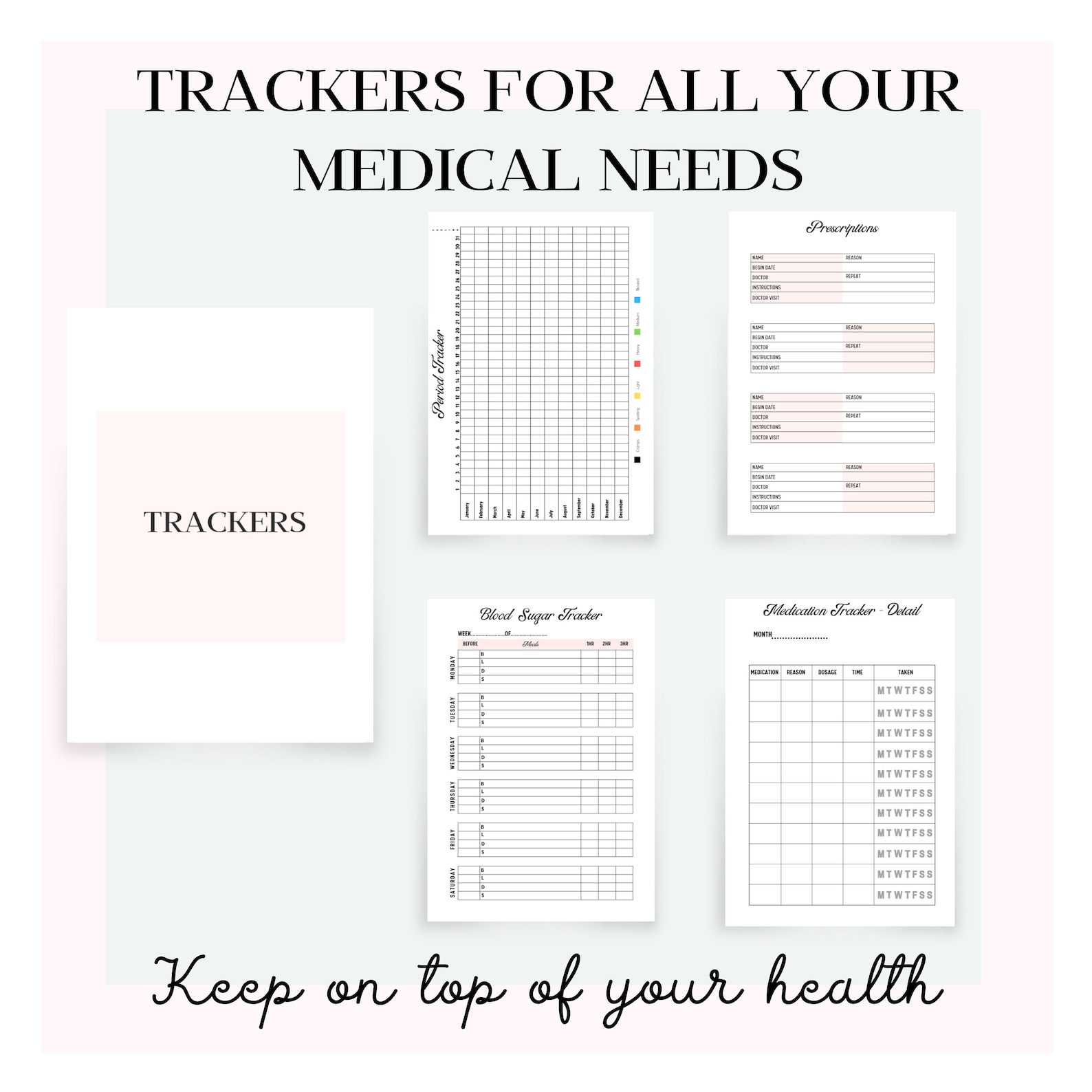 MEDICAL Planner Patient Notebook Planning Kit Blood - Etsy