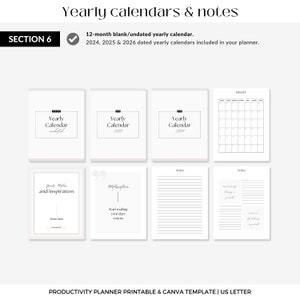 Productivity Planner, Life Planner, Printable Planner, 2024 Planner ...