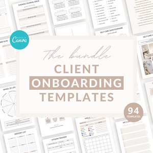 Client Onboarding Bundle, Client Onboarding Templates, Client ...