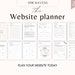 Website Planner Printable, Printable Website Planner, Website Planner ...