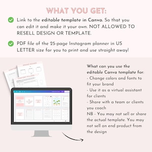 Instagram Planner, Social Media Planner, Instagram Layout, Planner ...