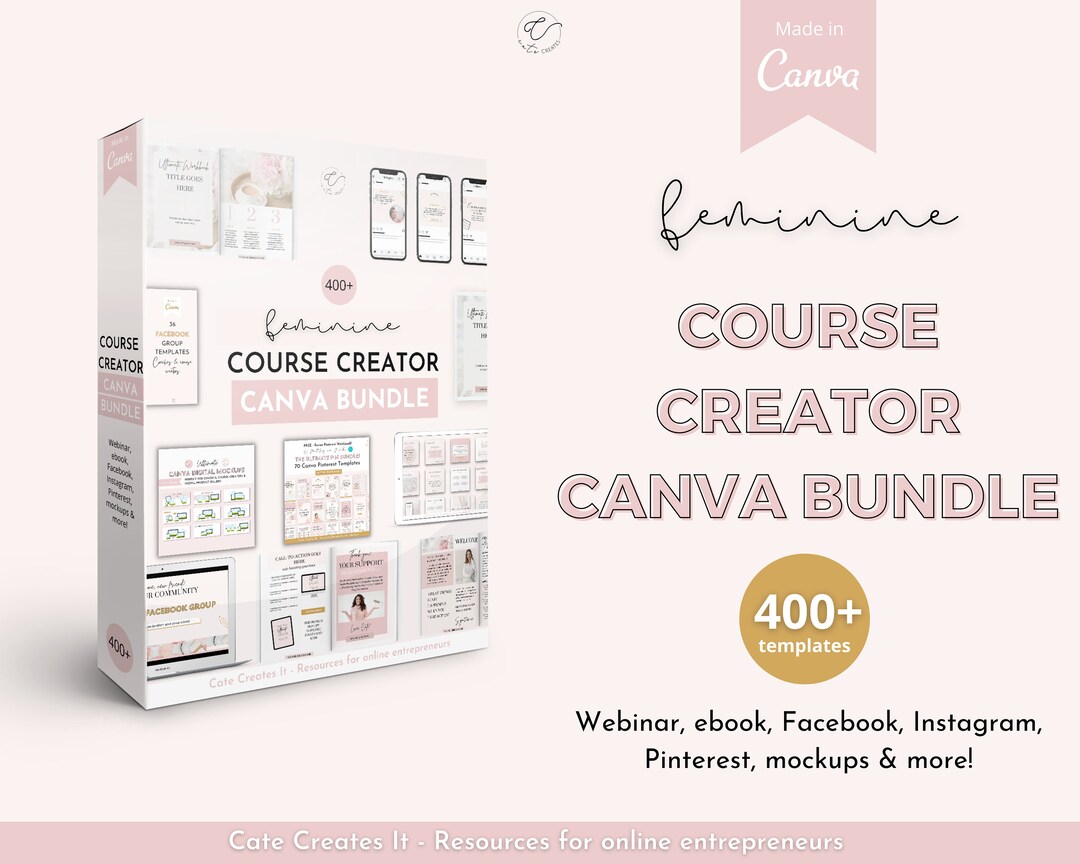 Course Creator Canva Toolkit, Canva Template Bundle, Ecourse Templates ...