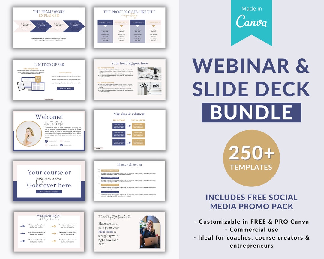 Webinar Slide Deck, Coach Webinar, Webinar Course Creator, Webinar ...